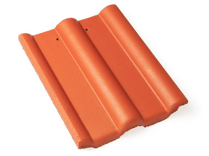 Braas Frankfurter Schlussstein Ziegelrot Protegon Matt