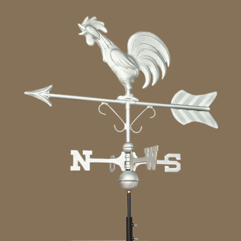 DACHSCHMUCK KARL Wetterfahne Hahn 67cm Kupfer veredelt