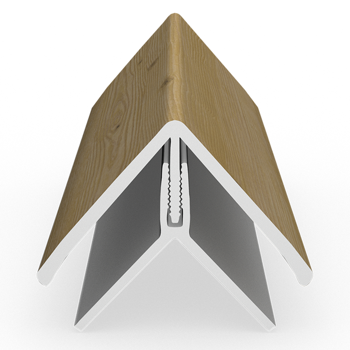 dekodeck Außeneckprofil 17mm Sheffield Oak Concrete Woodec 3m