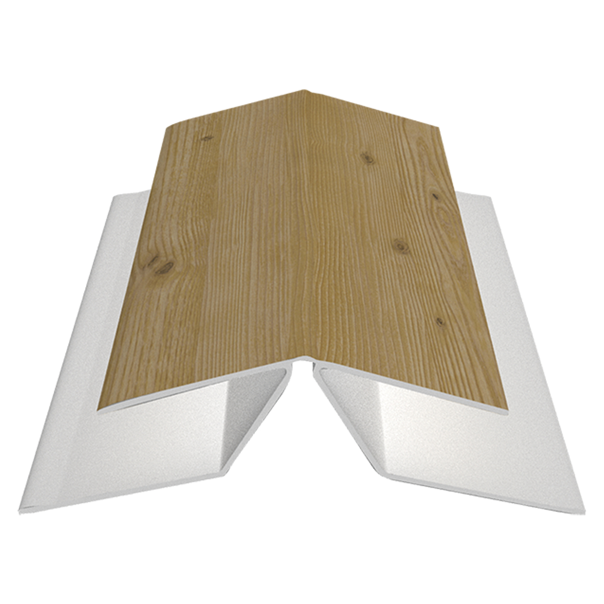 dekodeck Eckprofil 17mm Honey Oak Super-Matt | 6m Fassadenprofil