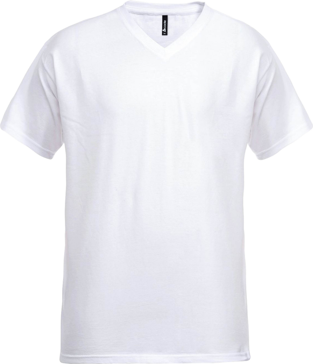 Weies T Shirt Herren V Ausschnitt