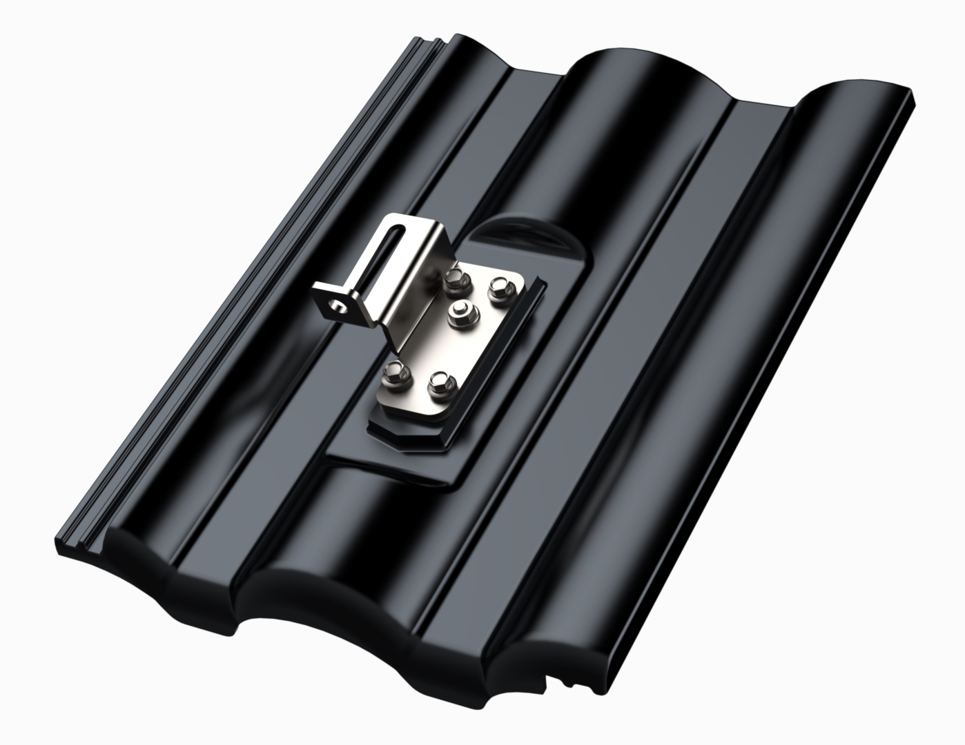 Heuel Solarmodulhalter SOLPAN für Braas Taunus Pfanne klassisch-rot