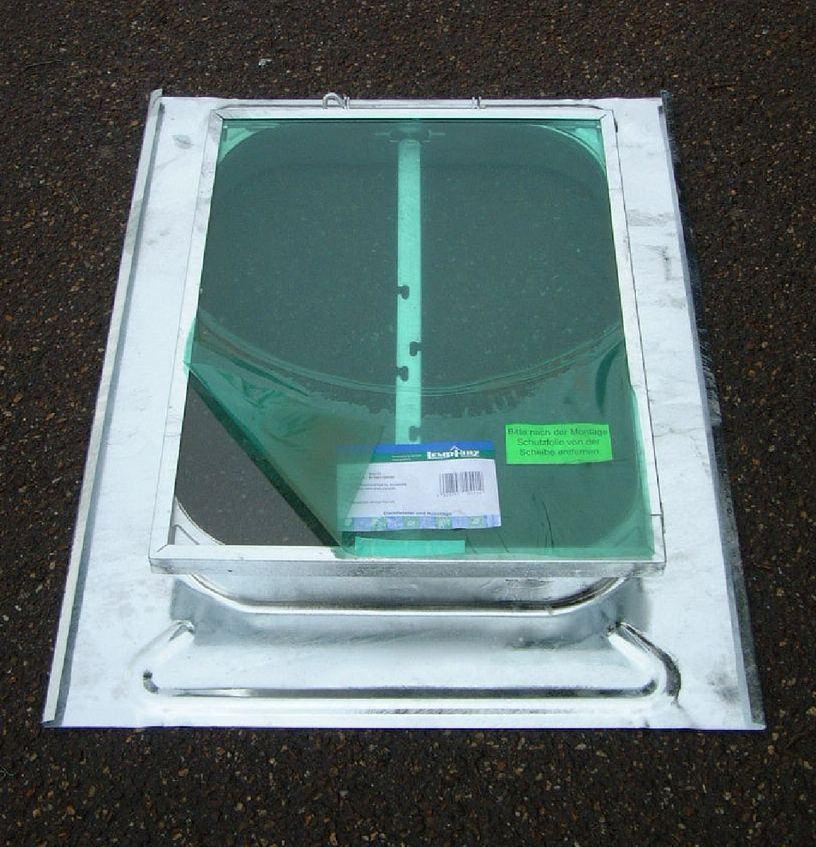 LEMP Acryl-Dachfenster 45x85cm Ziegelrot Stahl Verzinkt