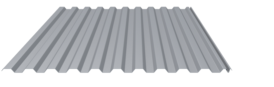 MAAS Trapezprofil Dach TP 20-100 | RAL 9006 | 0,63mm