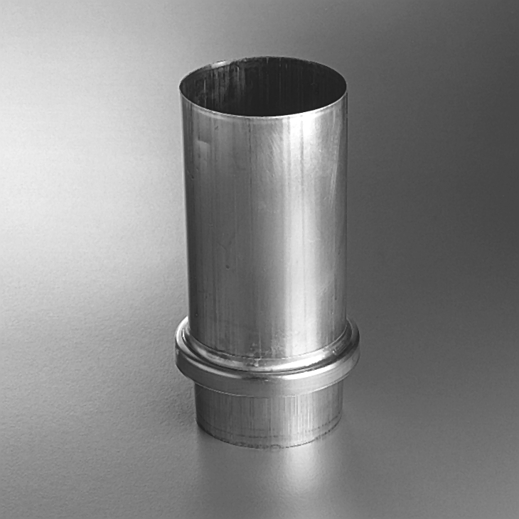 OVE GeO Fallrohr-Schiebestück Ø76mm Kupfer mit Standrohrkappe