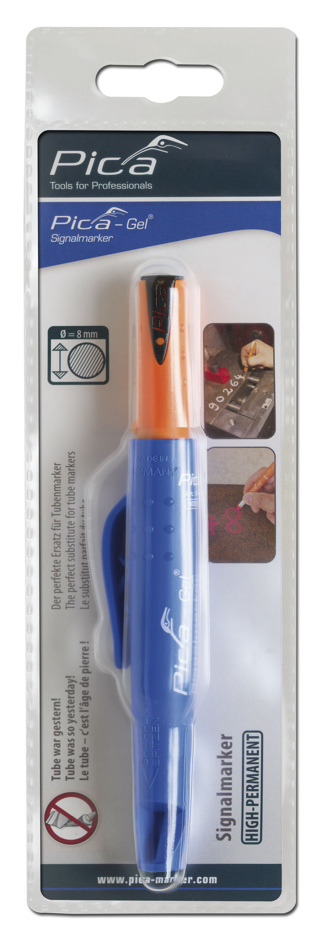 Pica Gel Signalmarker schwarz von Pica-Marker - SB-Pack