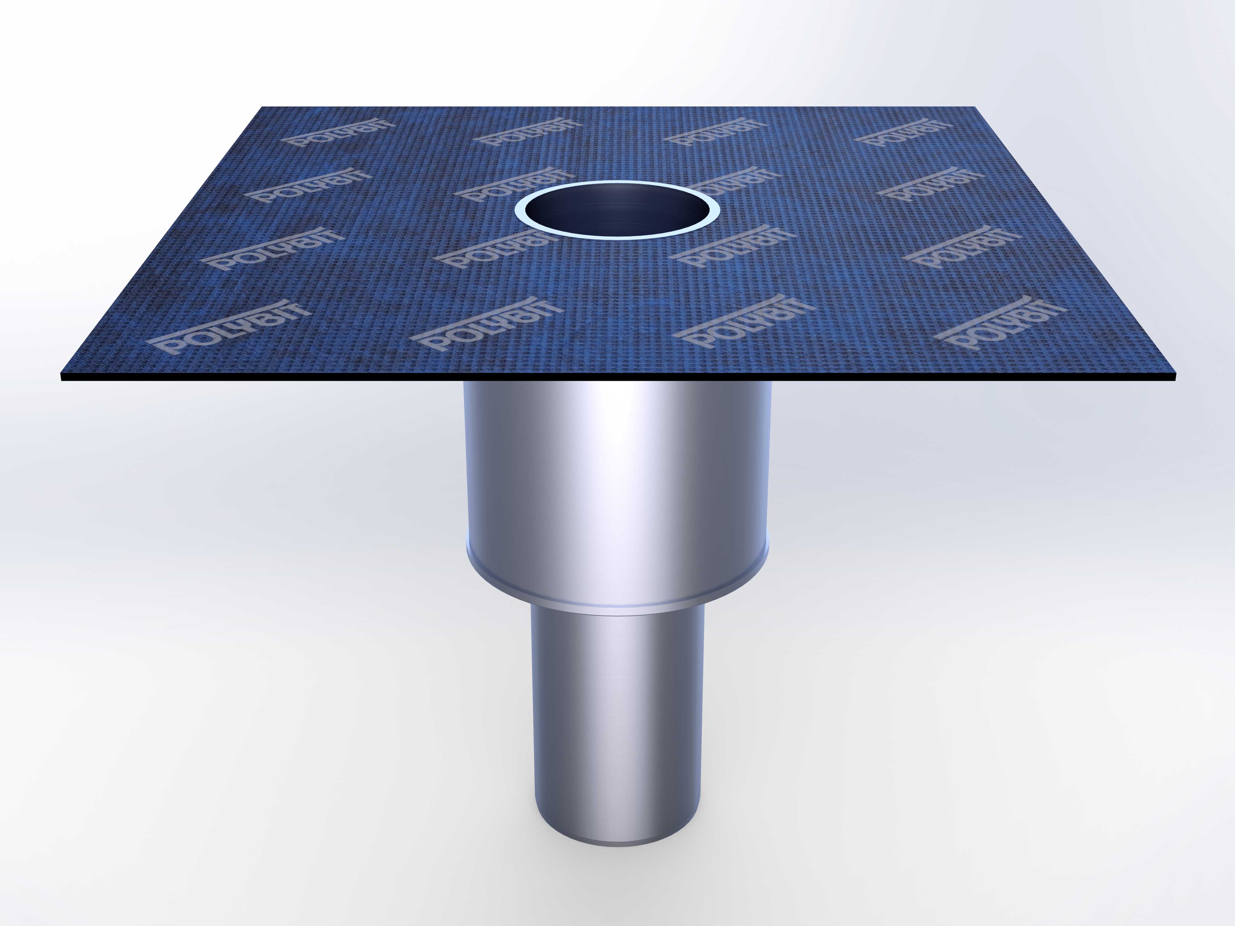 Dachgully Polybit V4A Ø160mm Bitumen