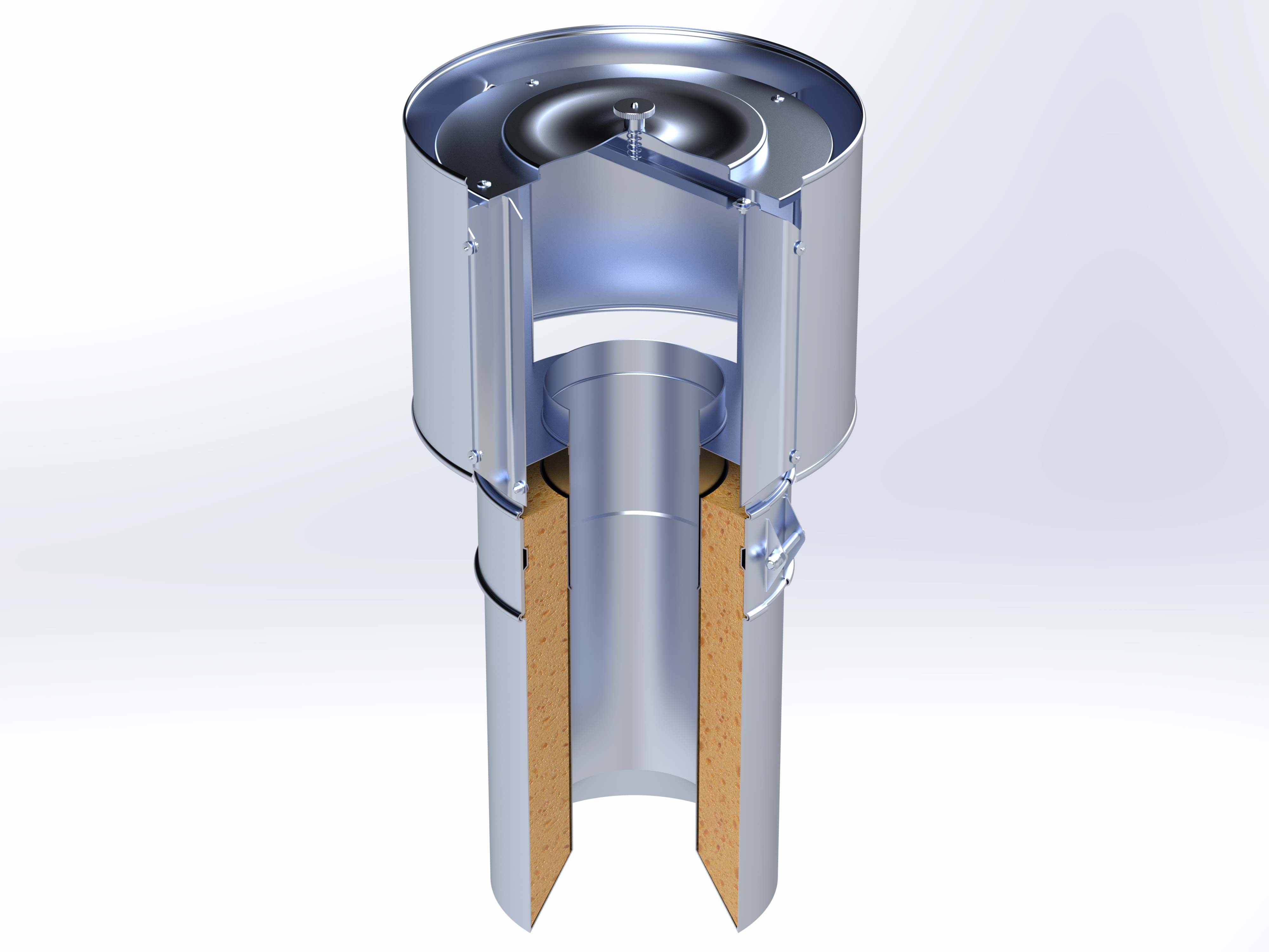 Polybit V2A ISO-Haube Ø75mm Edelstahl - Polybit