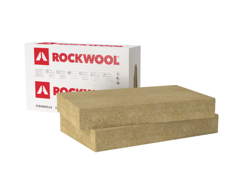 ROCKWOOL Bitrock 100mm Flachdachdämmplatte | Steinwolle | 1,2 qm/Paket