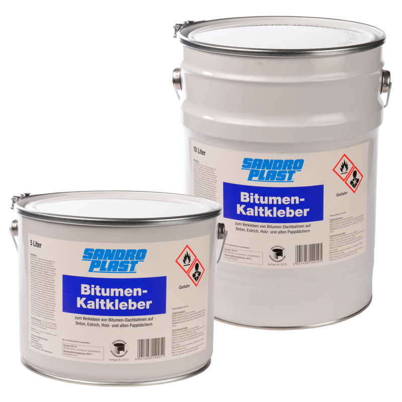 Sandroplast Bitumen-Kaltkleber 30L Hobbock für Dachabdichtung