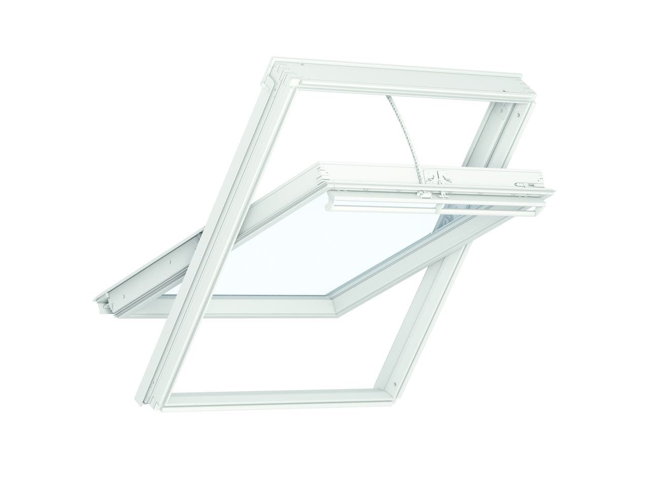VELUX Schwingfenster GGL MK04 78x98 cm weiß lackiert