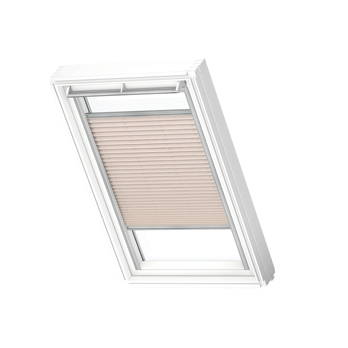 Velux Plissee FHL UK04 1275S Leinen Schiene Alu