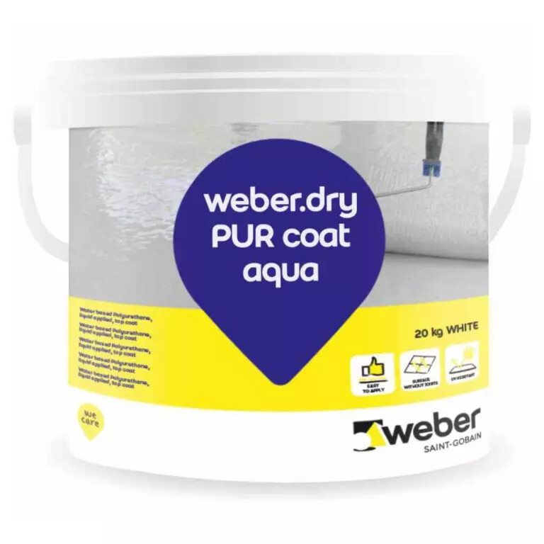 Weber weber.dry PUR coat aqua 12 kg lichtgrau
