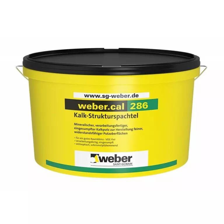weber.cal 286 (GSV*) Naturweiß 20 kg - Weber Außenputz